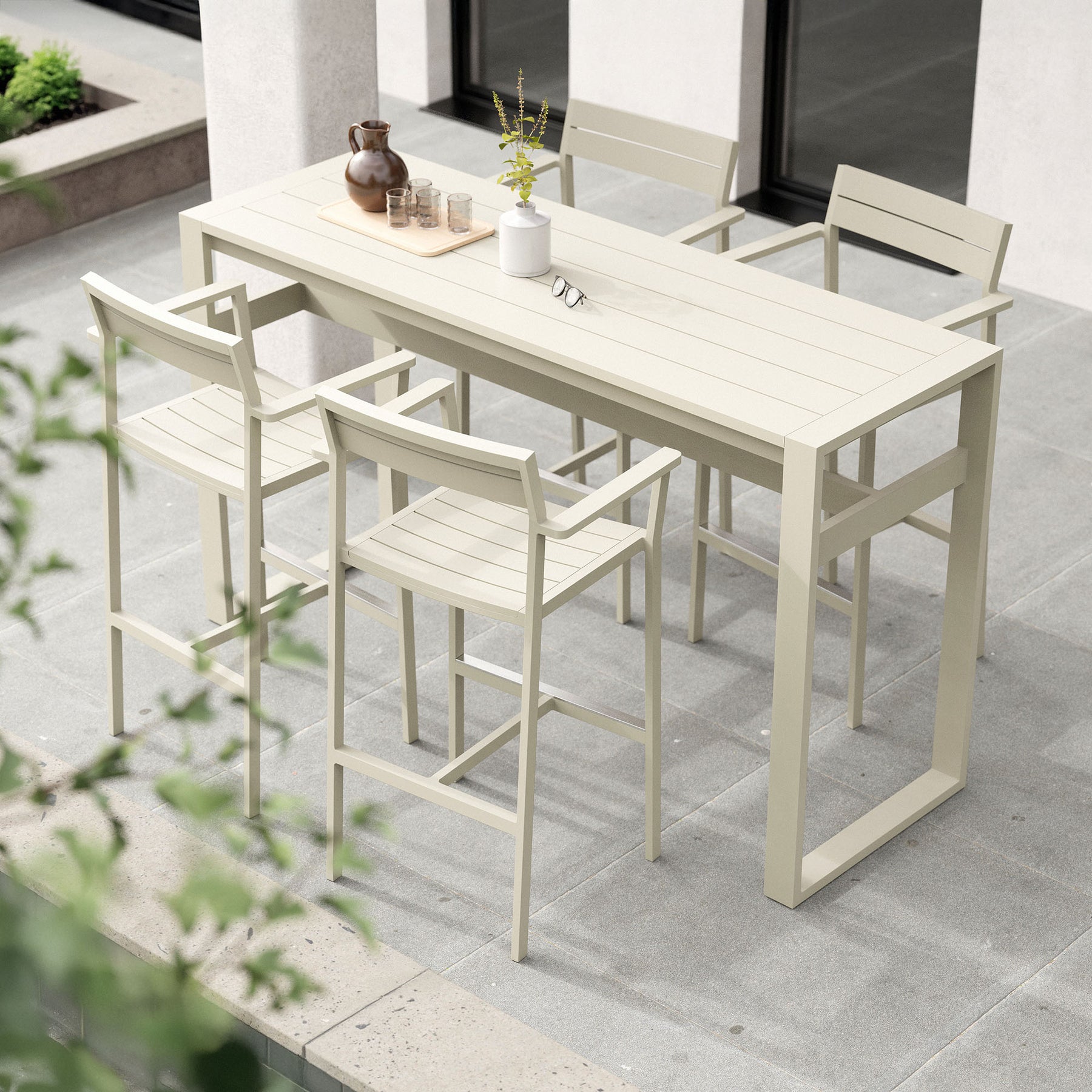 Eos Rectangular Bar Table | Matthew Hilton Outdoor | Case Furniture