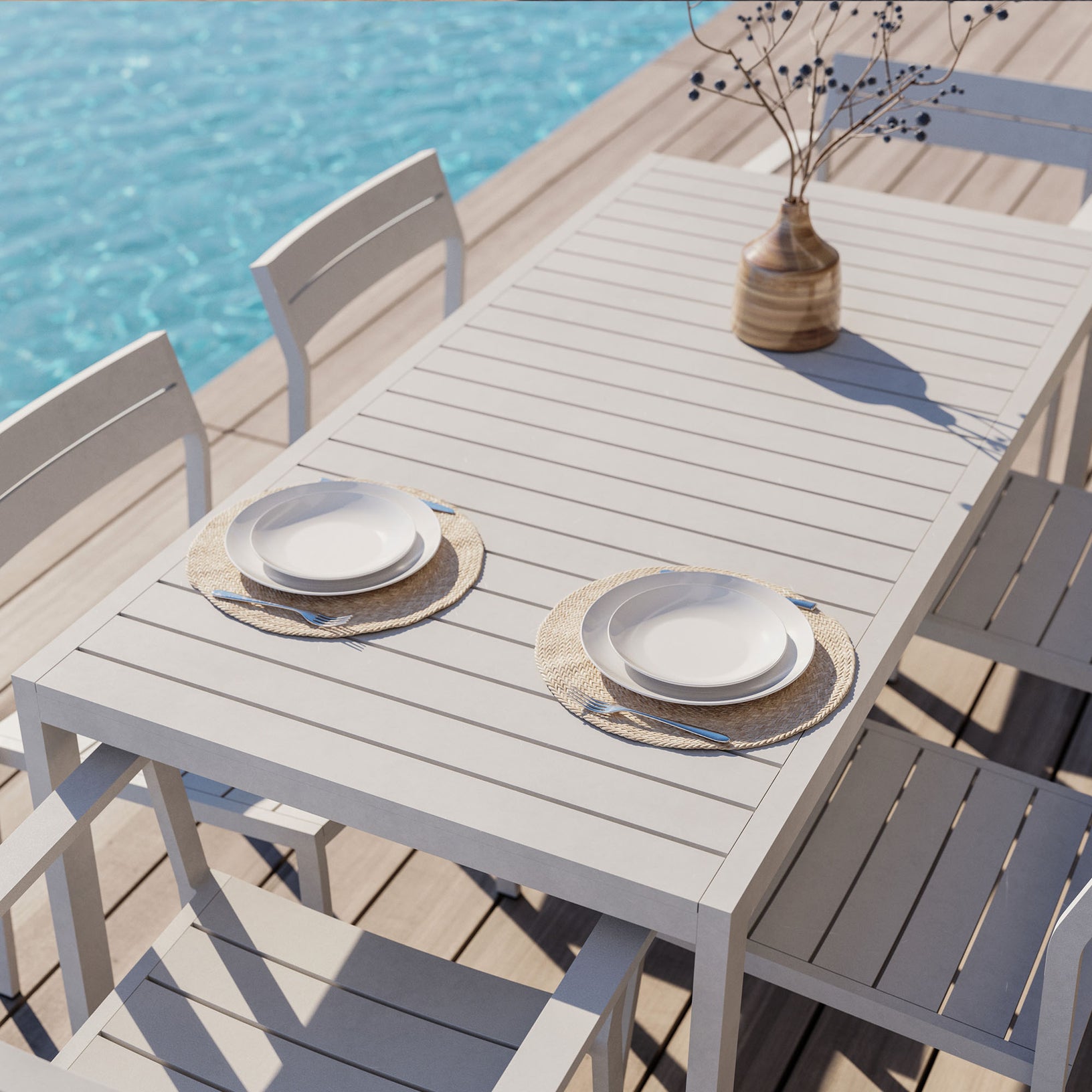 Eos Communal Table | Matthew Hilton Outdoor & Garden | Case Furniture